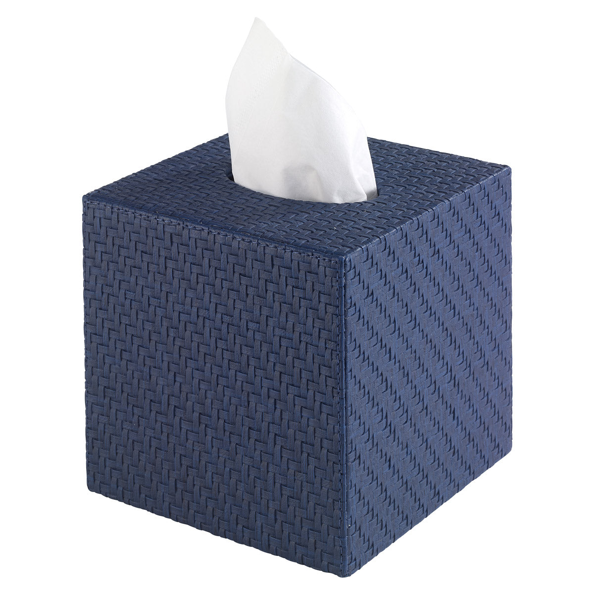 Bodrum Linens Wicker Navy Tissue Box – Lifelong Collectibles