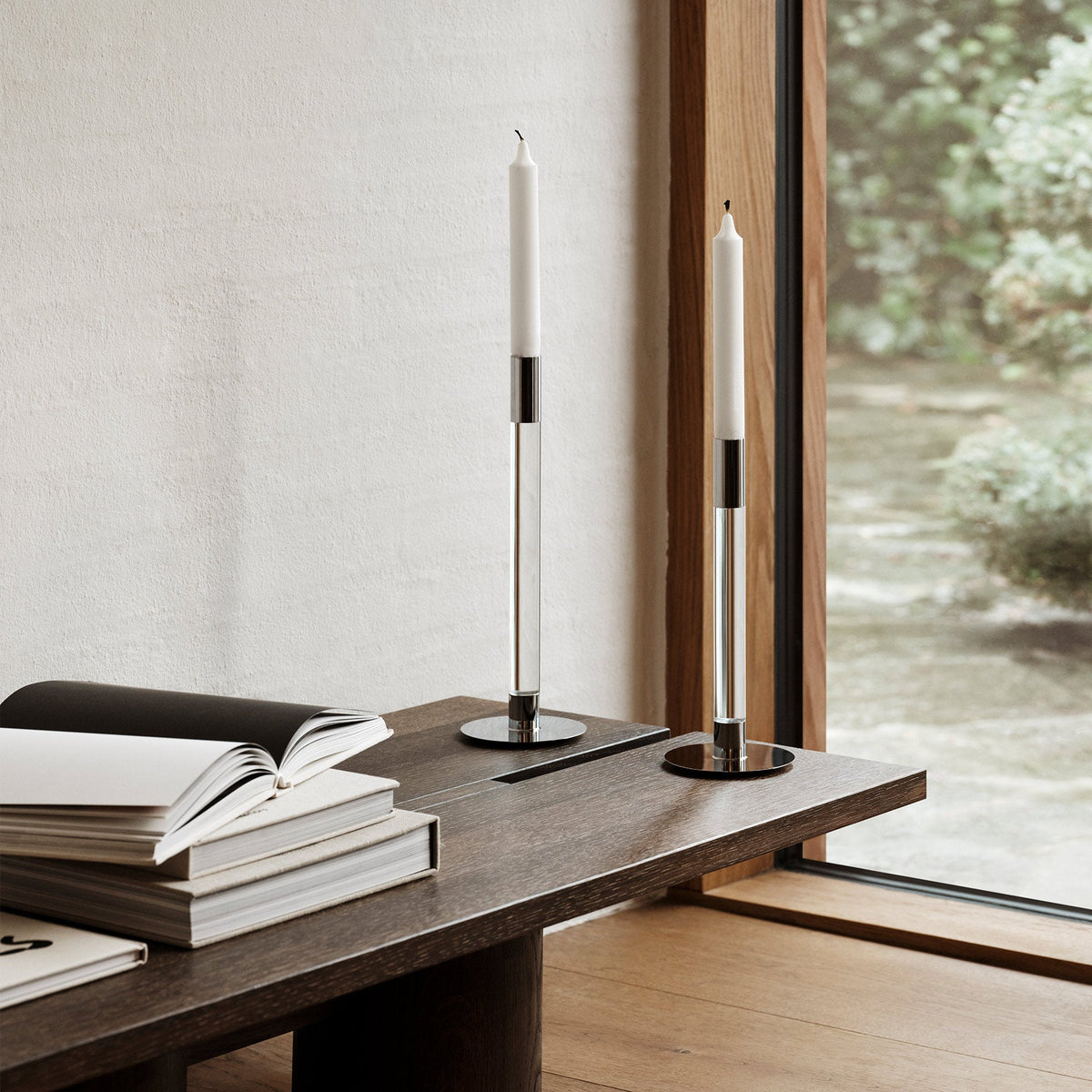 Orrefors Lumiere Candlestick Silver Medium – Lifelong Collectibles