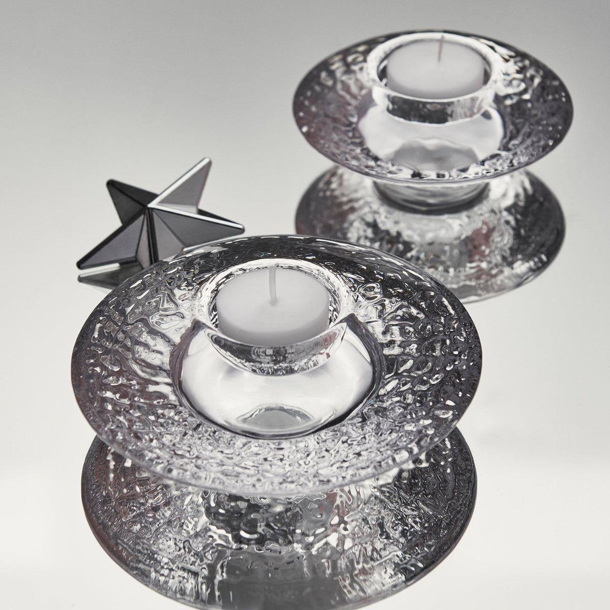 Orrefors Discus Clear Votive Large – Lifelong Collectibles