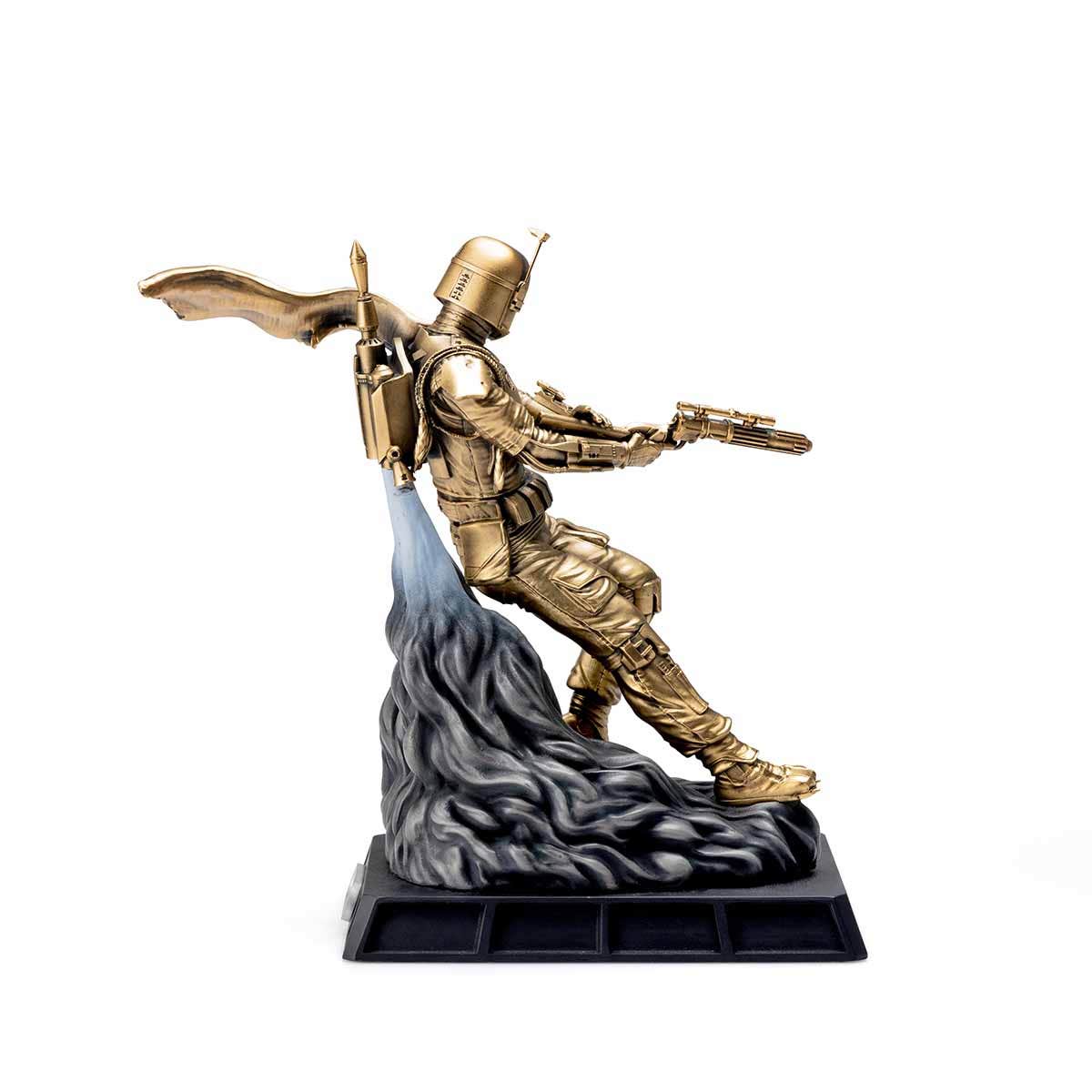 Royal Selangor Limited Edition Gilt Boba Fett Battle Ready Figurine ...