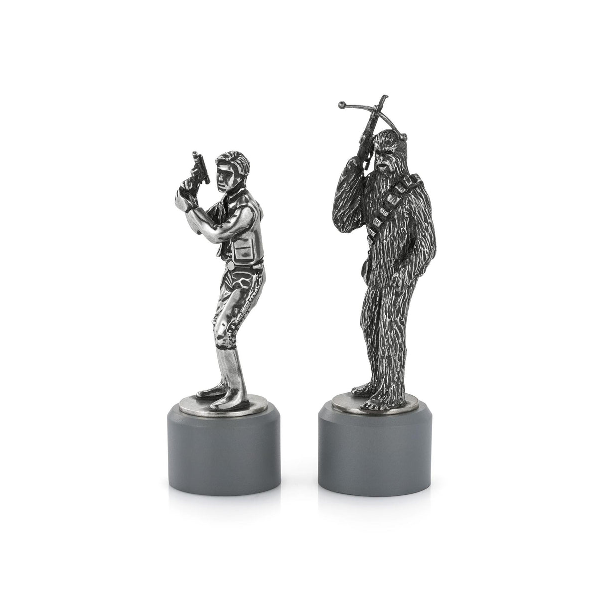 Royal Selangor Han Solo & Chewbacca Bishop Chess Piece Pair – Lifelong ...